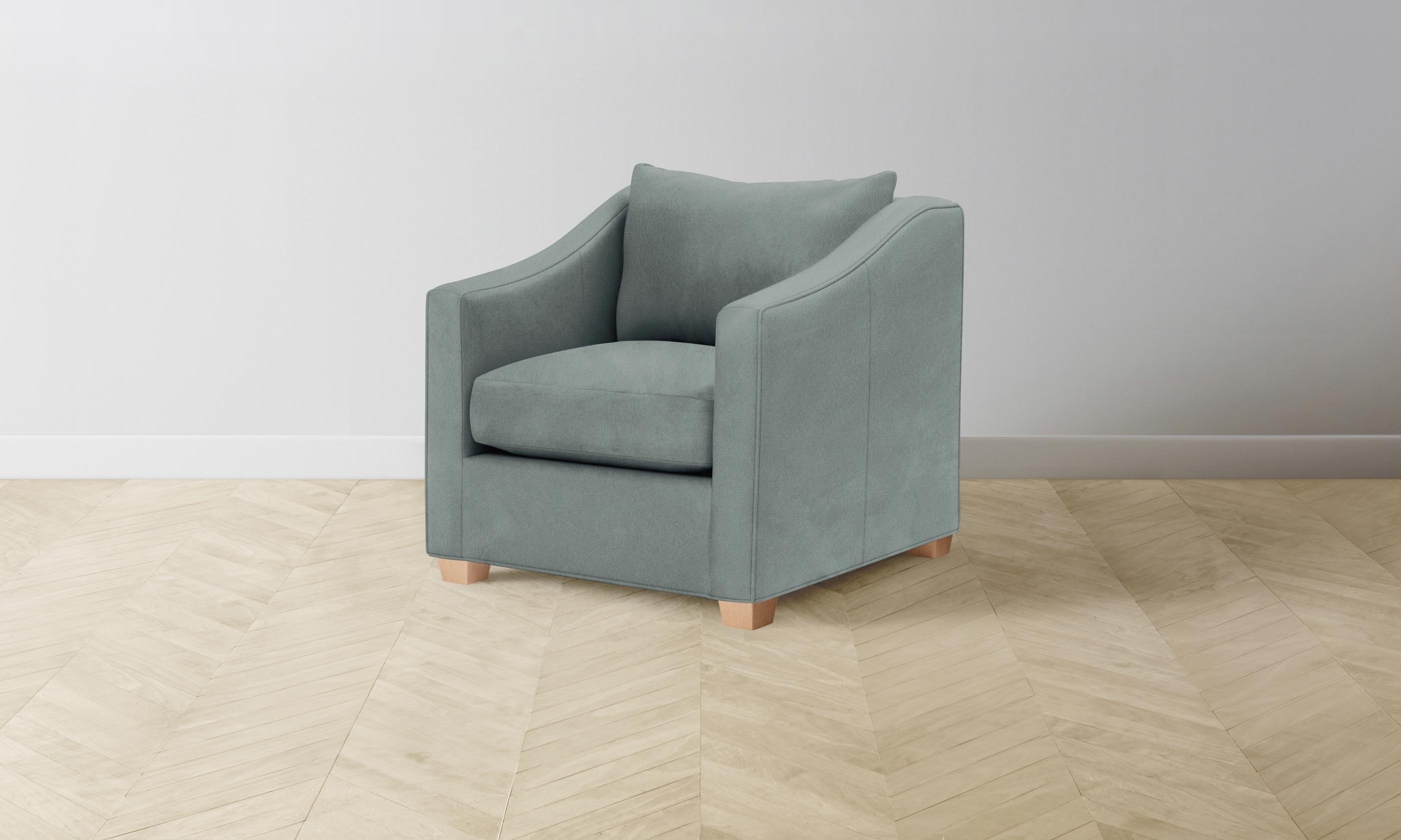 The Sullivan Chair - Nubuck Leather Tide – Maiden Home