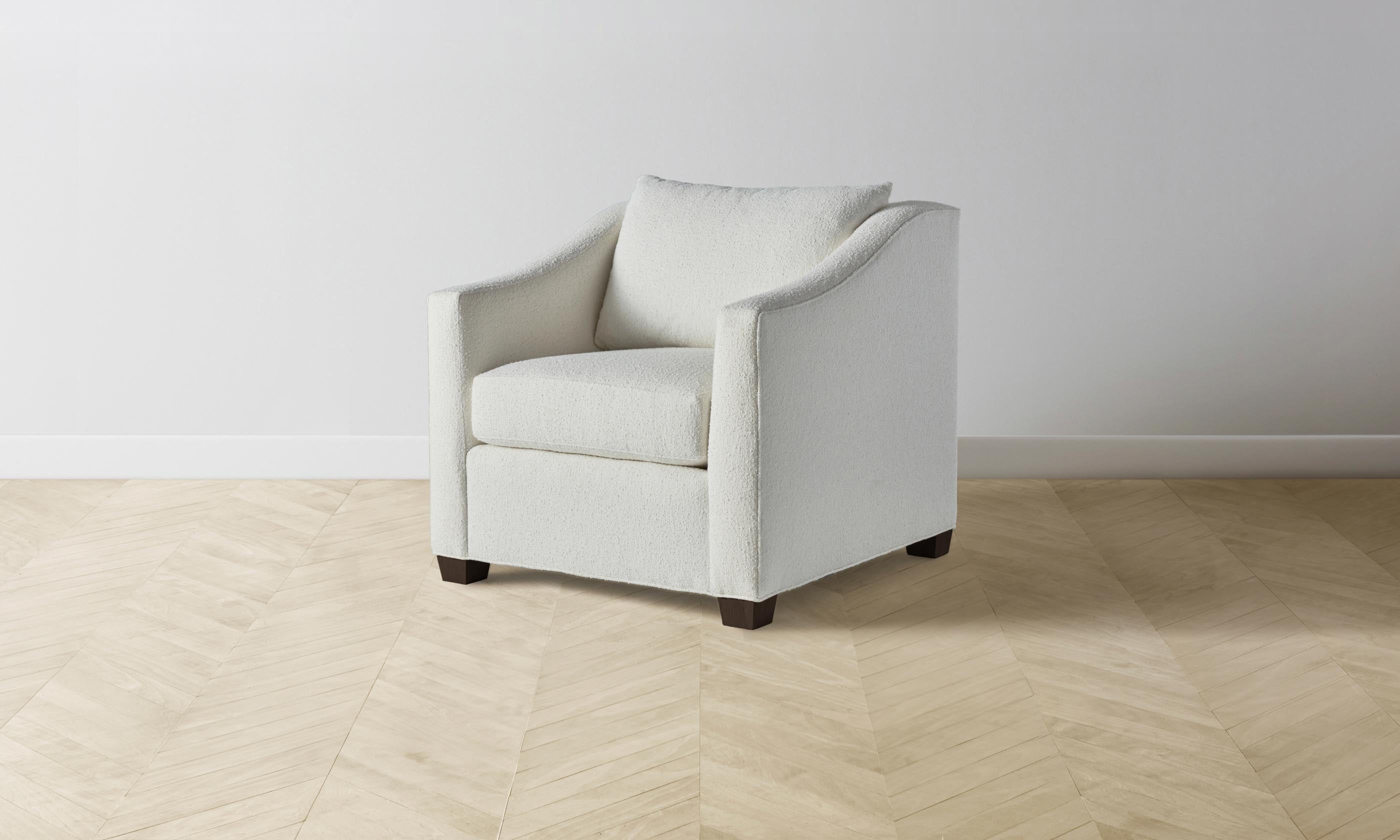The Sullivan Chair - Performance Bouclé Polar – Maiden Home
