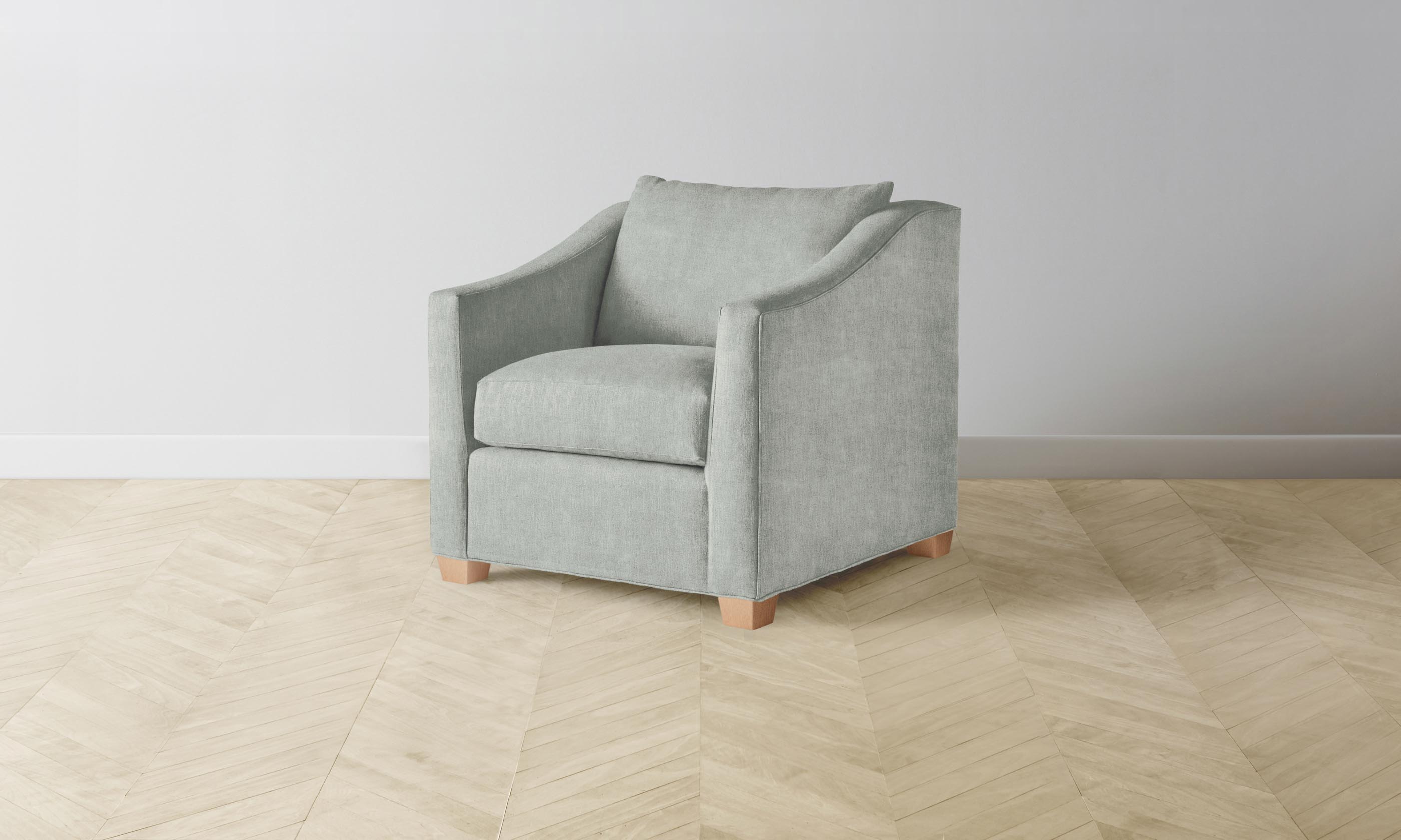 The Sullivan Chair - Performance Mélange Weave Seaglass – Maiden Home