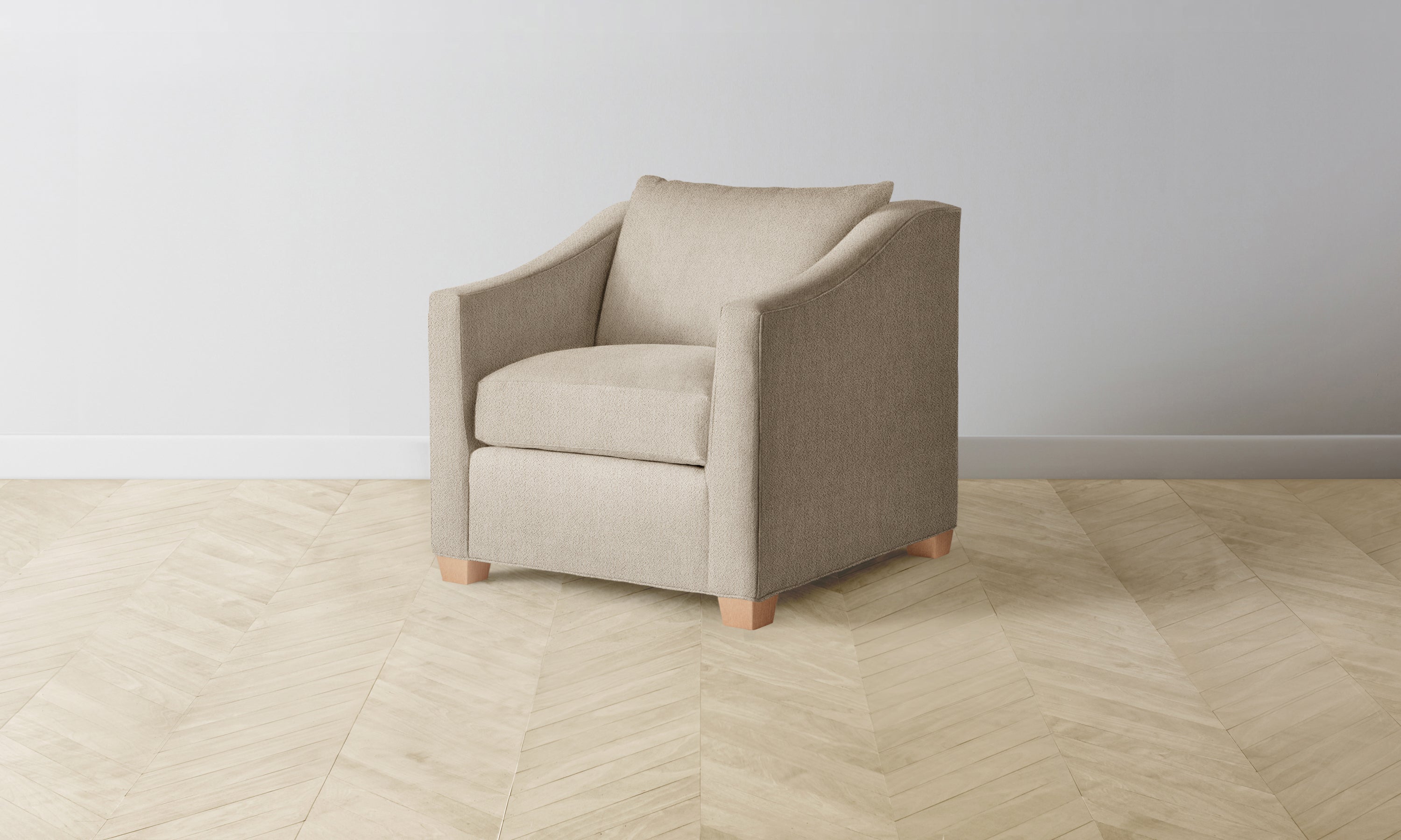 The Sullivan Chair - Performance Textural Weave Savanna – Maiden Home