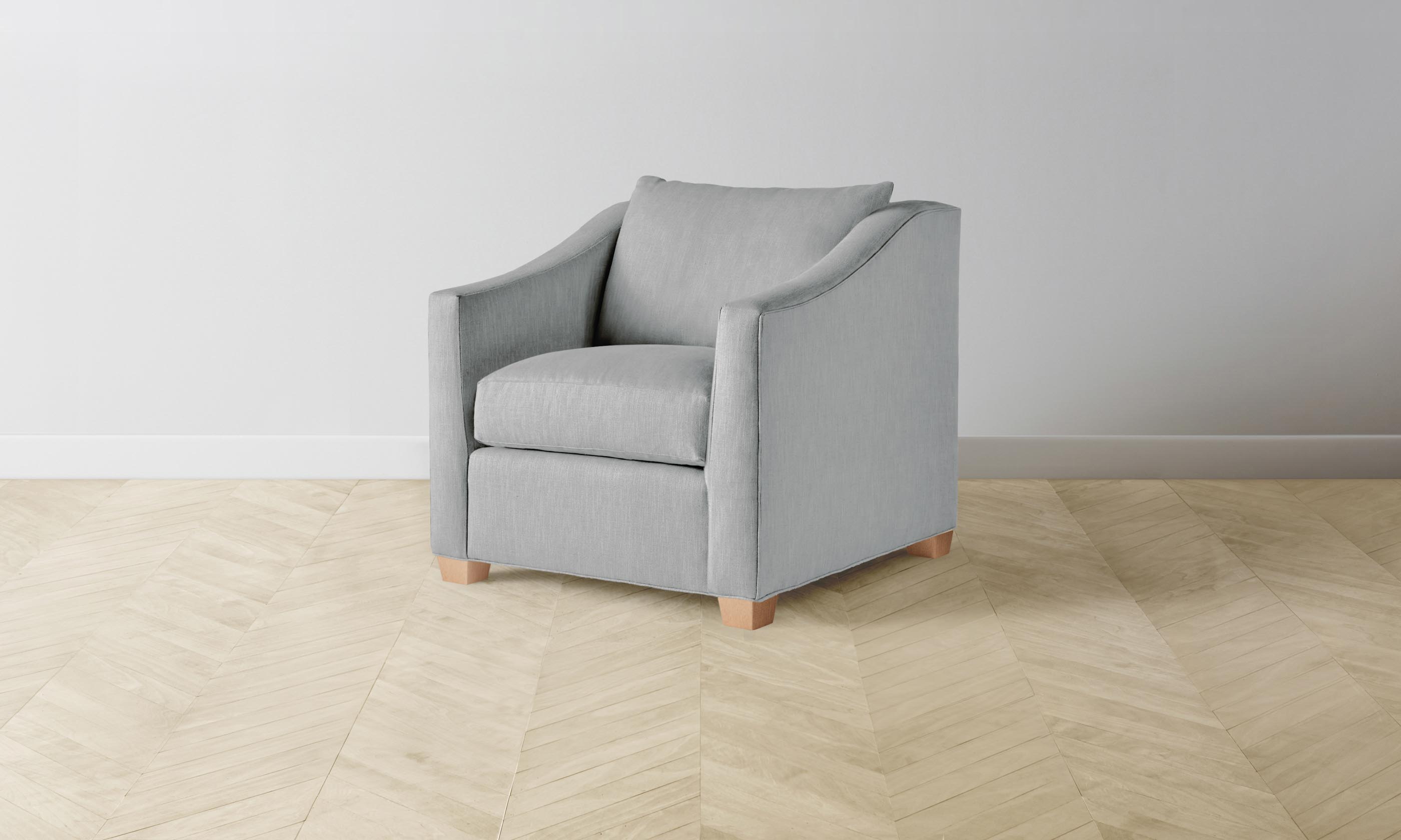 The Sullivan Chair - Performance Linen Weave Cloud – Maiden Home