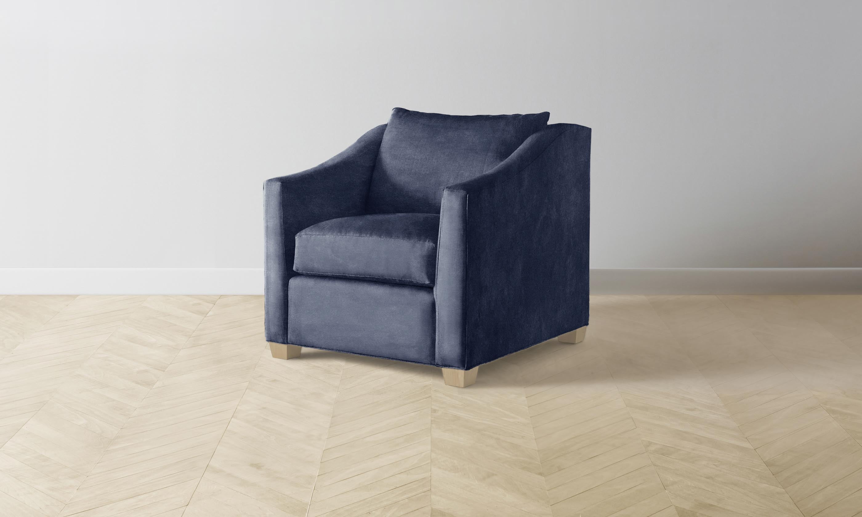 The Sullivan Chair - Performance Velvet Midnight – Maiden Home