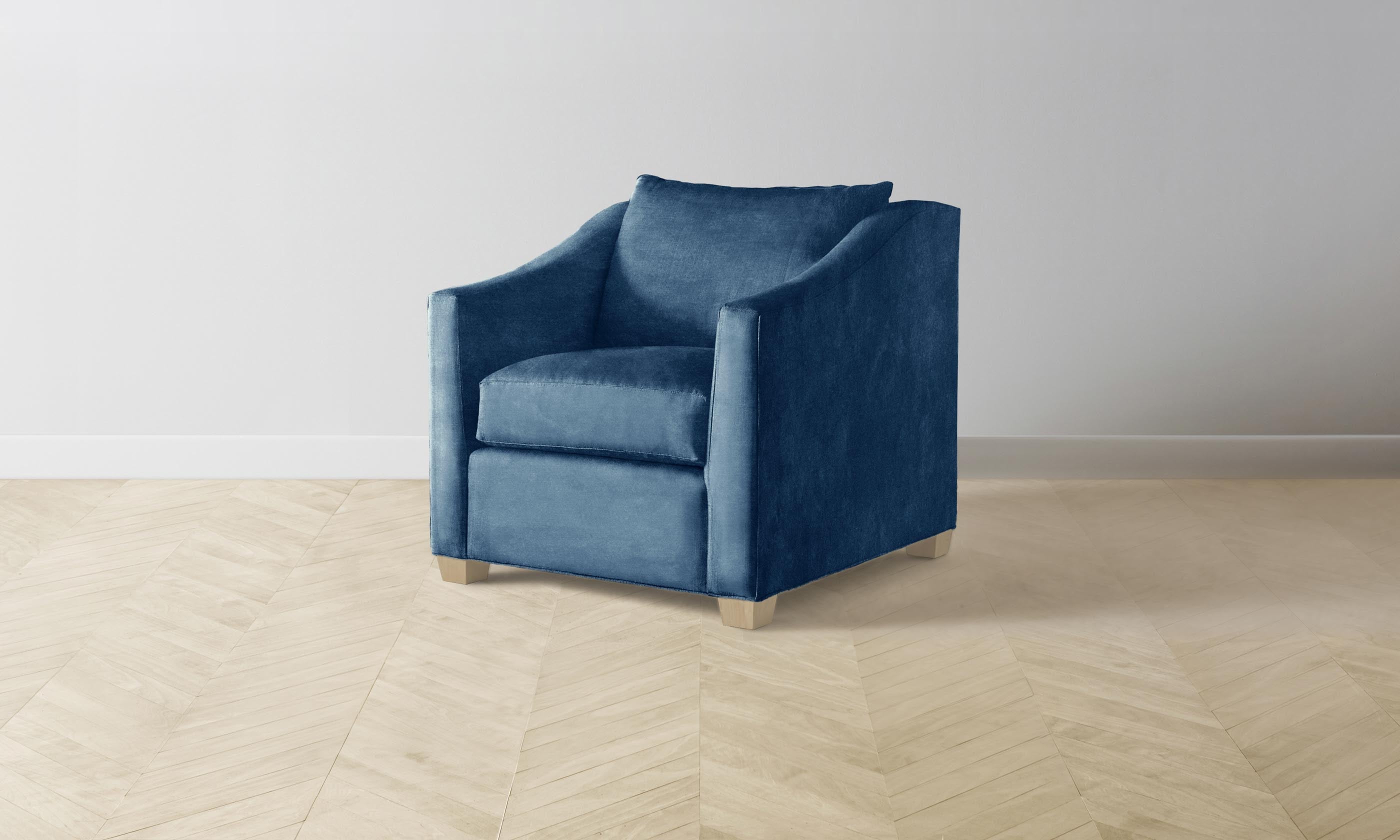 The Sullivan Chair - Performance Velvet Sapphire – Maiden Home