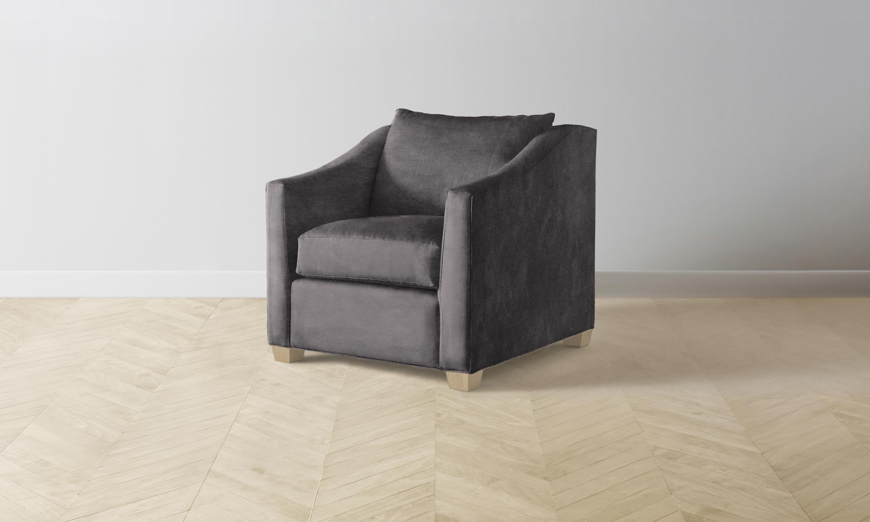 The Sullivan Chair - Performance Velvet Slate – Maiden Home