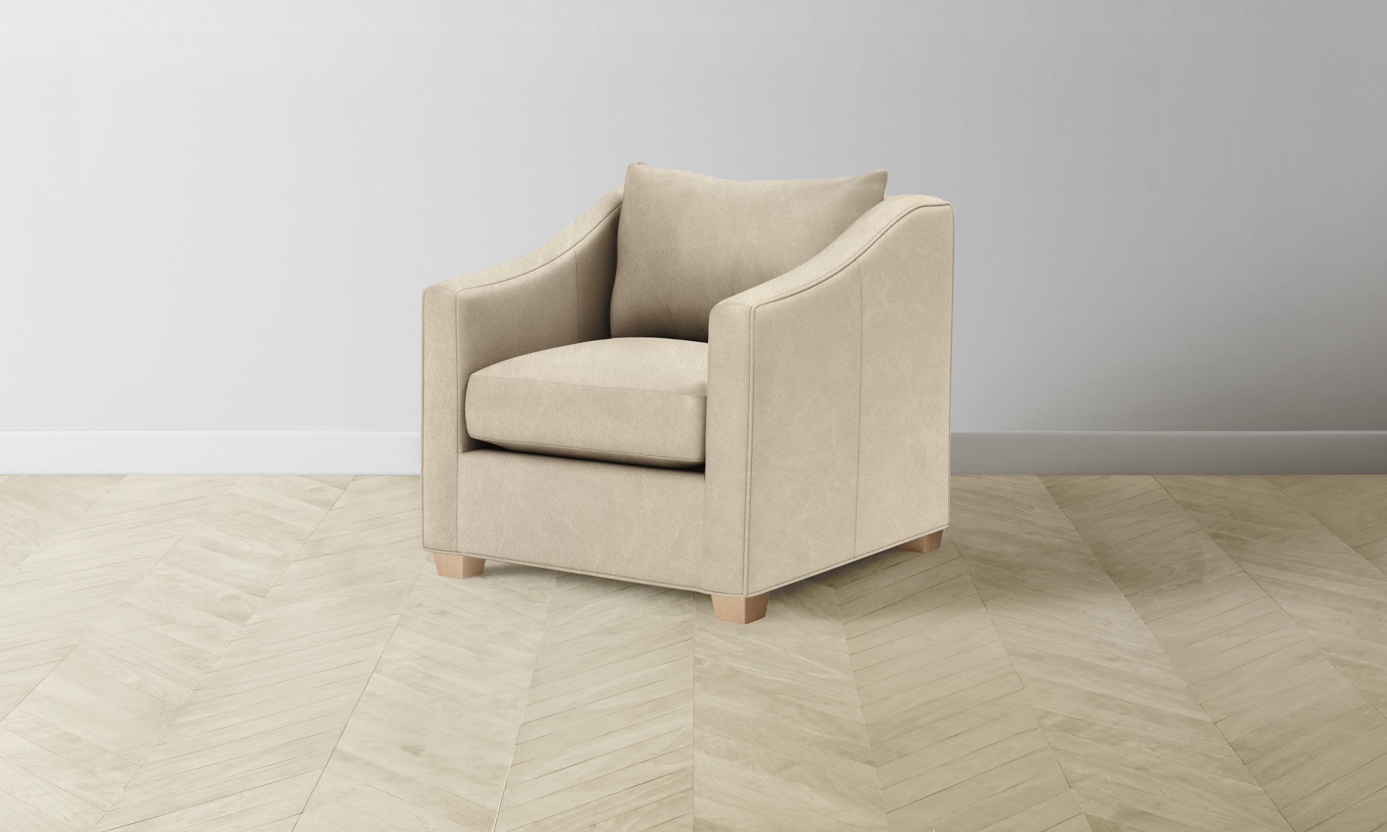 The Sullivan Chair - Tuscan Leather Bisque – Maiden Home