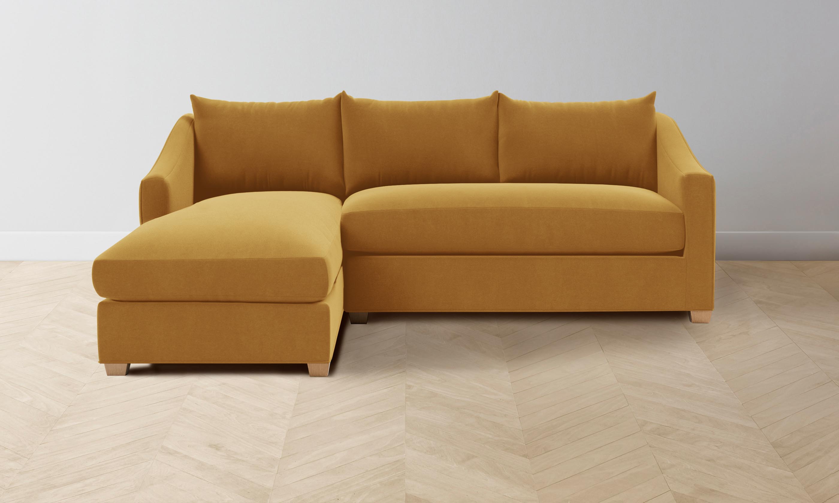 The Sullivan Sectional - Mohair Amber – Maiden Home