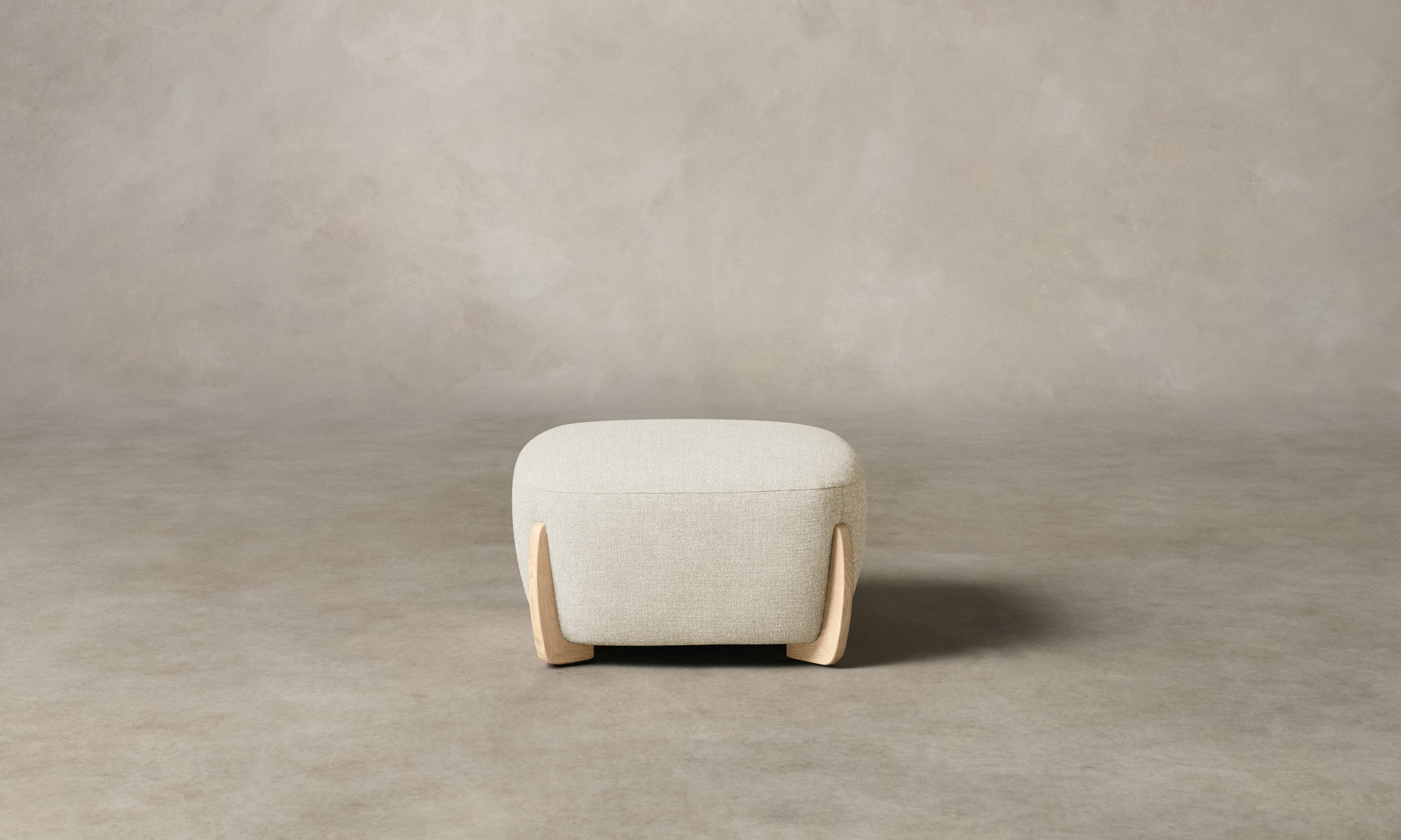 The Vera Ottoman - Performance Textural Weave Wisp – Maiden Home